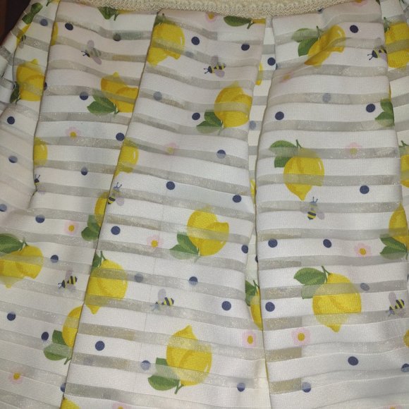 Emma & Elsa | Bottoms | Emma Elsa Bees And Lemons Skirt | Poshmark